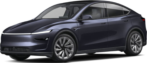 2025 Tesla Model Y Juniper Facelift Front 3-4 View