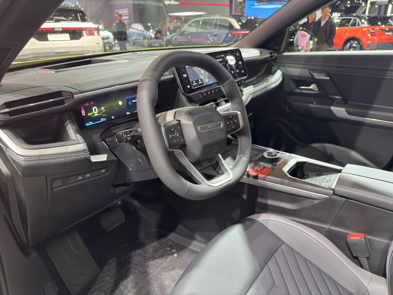 2026 Jeep Compass III Modern Interior Dashboard and Steering Wheel