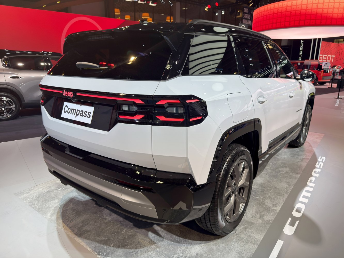 Jeep Compass III 2026 Rear View with LED Tail Lights