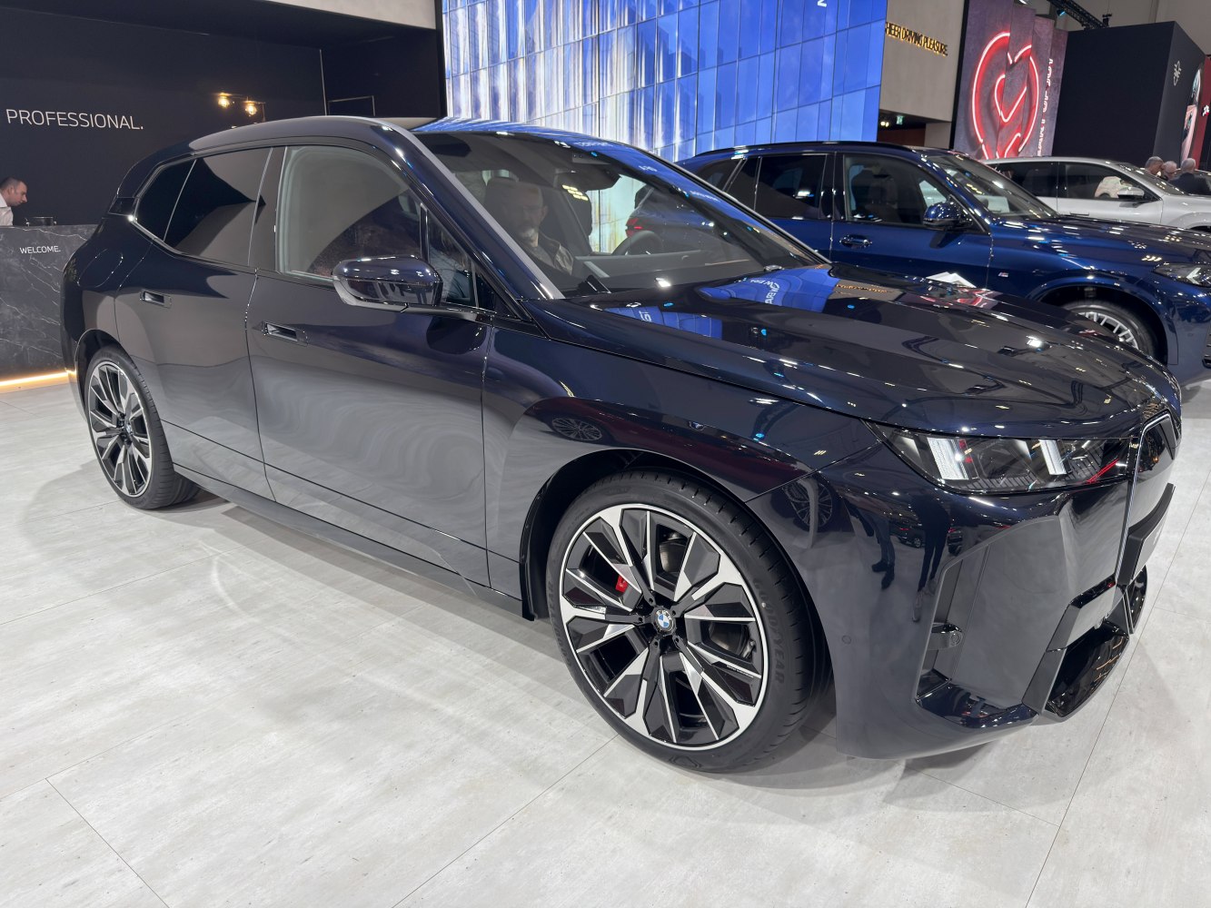 Sleek Front and Side View of Modern Electric SUV