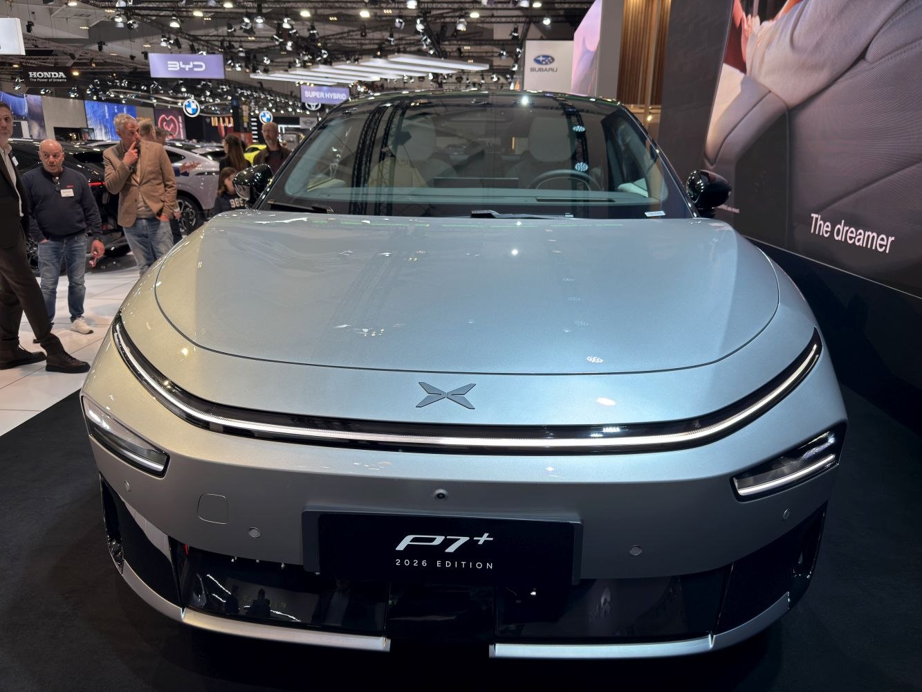 XPENG P7+ 2026 Facelift Front Design and Lighting