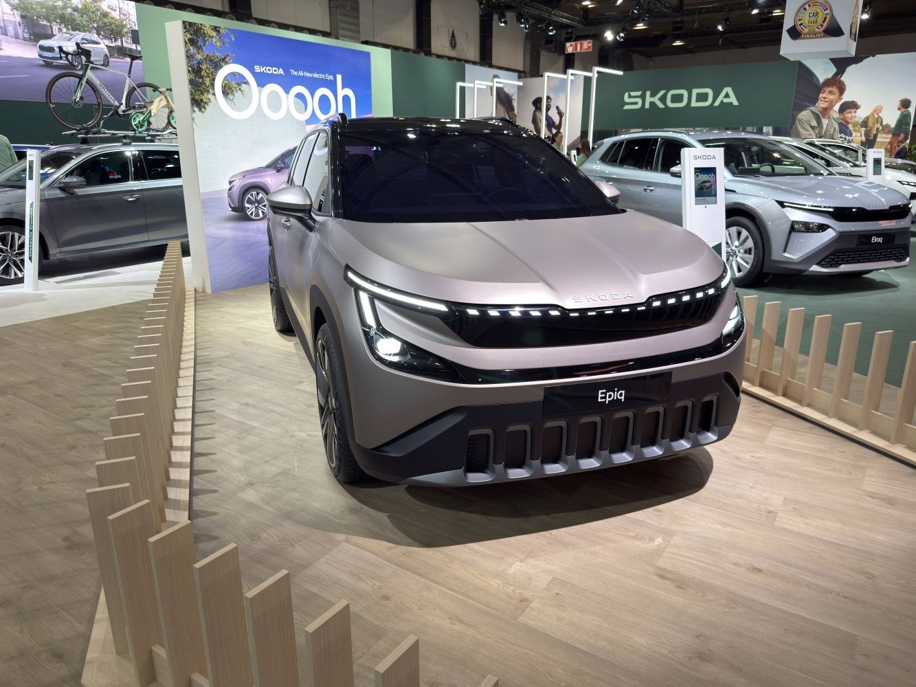 Skoda Epiq 2026 Front LED Light Design and Bold Grill