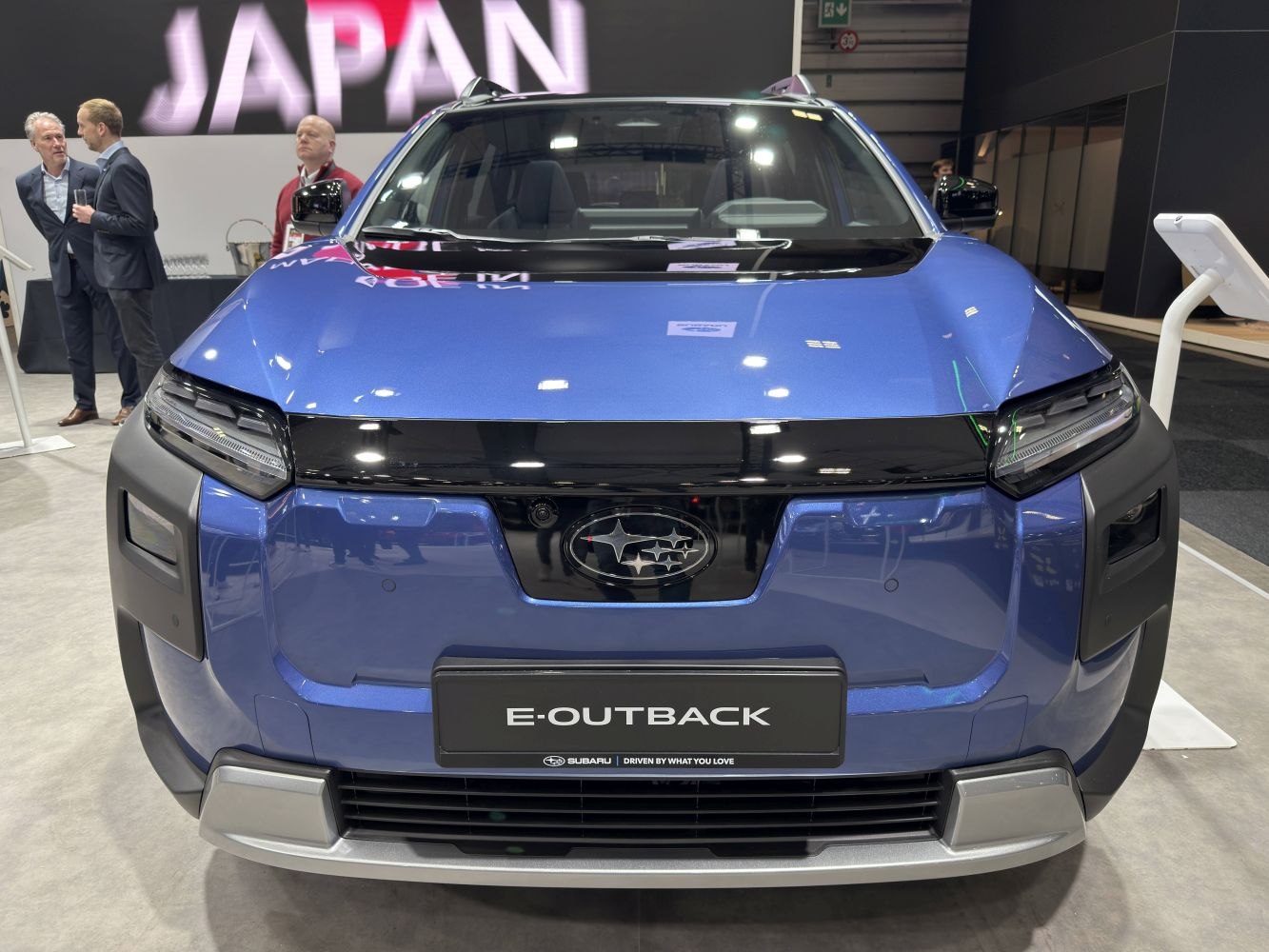 Front view of 2026 E-Outback electric SUV by Subaru
